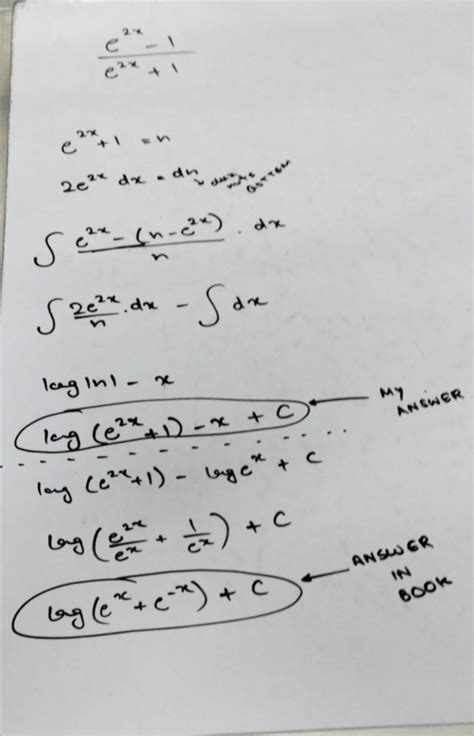 So There Was This Integrals Question I Used A Method That S Different