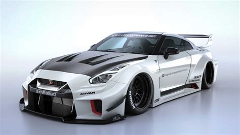 Liberty Walk Type Cfrp Complete Body Kit Nissan Gtr 53 Off