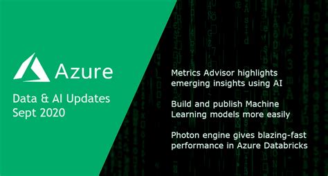 Azure Data And Analytics Updates Sept 20