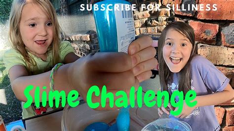 Slime Challenge YouTube