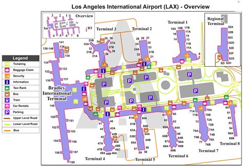 Terminals At The Los Angeles International Airport Lax