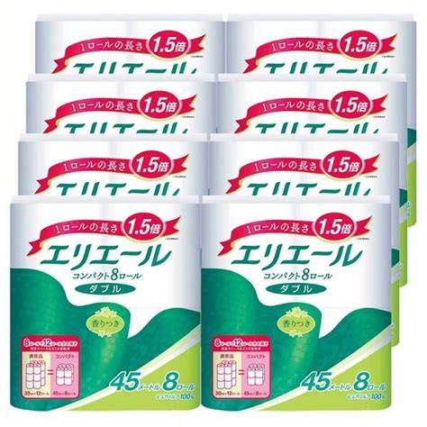 エリエール エルフォーレ トイレットティシュー ダブル 25m 12ロール × 19パック エルフォーレ トイレットペーパー 最安値・価格