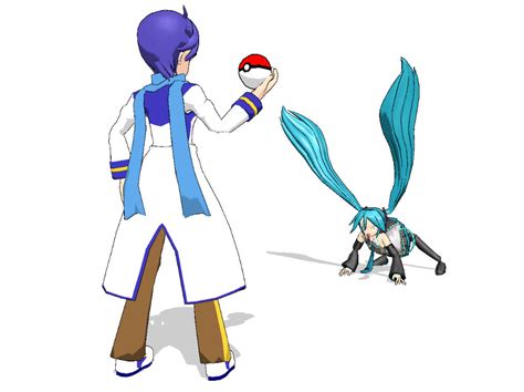 Mmd A Wild Miku Appeared By Toajahli On Deviantart