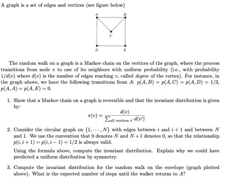 A Graph Is A Set Of Edges And Vertices See Figure