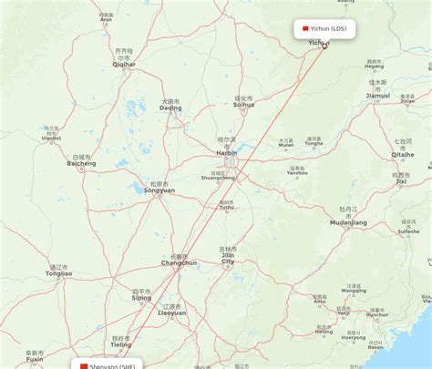Flights From Yichun To Shenyang Lds To She Airlines And Best Routes