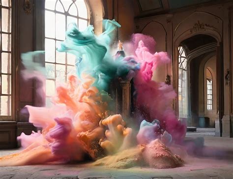 Premium Photo Super Long Exposure Slow Shutter Photography Exploding