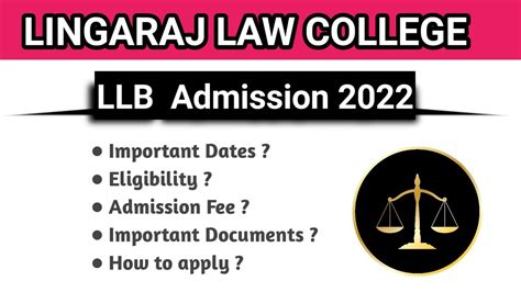 Llb Admission 2022 Lingaraj Law College Berhampur Youtube