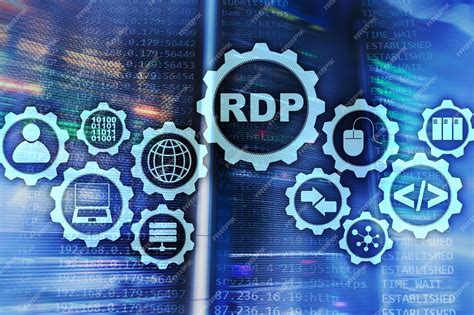Premium Photo Rdp Remote Desktop Protocol Terminal Services Server