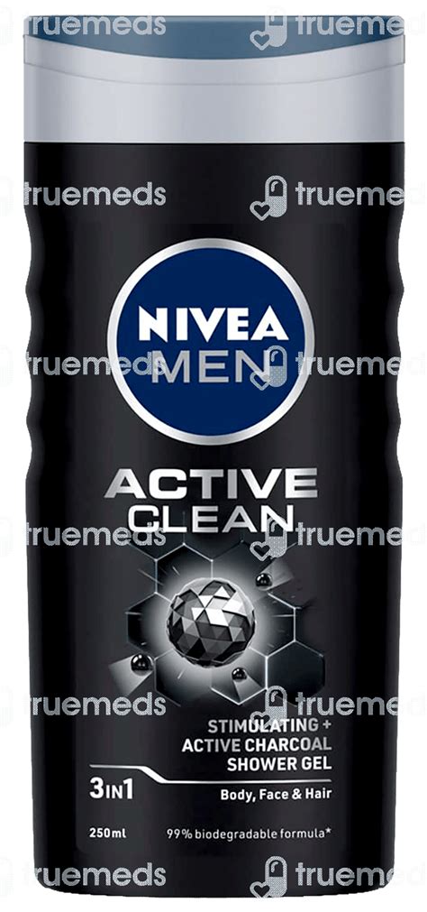 Nivea Men Active Clean Shower Gel 250 Ml Uses Side Effects Dosage