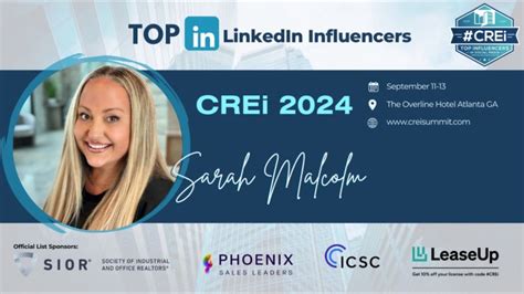 Sarah Malcolm On Linkedin Creisummit 12 Comments