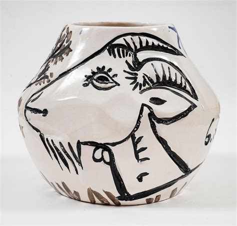 Pablo Picasso Owl Picasso 1960s Ceramic Clay Vase Design
