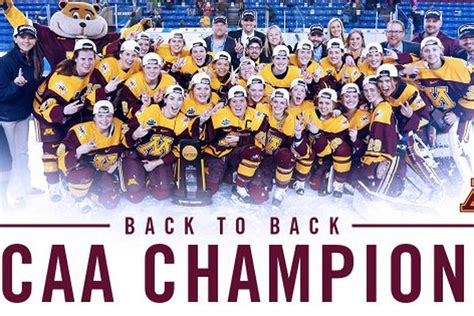 Minnesota Womens Hockey Gophers Complete Back To Back Ncaa Titles With