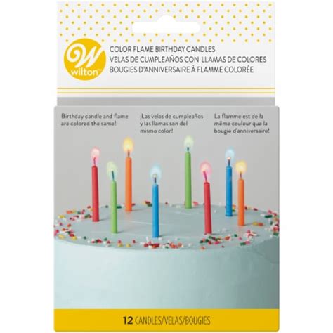 Wilton® Color Flame Birthday Candles 12 Ct Fred Meyer