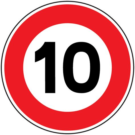 Panneaux Routiers Limitation De Vitesse Pers Signals