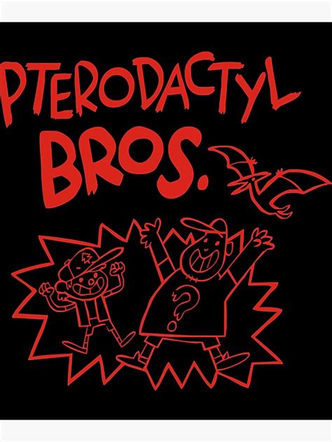 Gravity Falls Pterodactyl Bros Poster By Nabikiter Redbubble