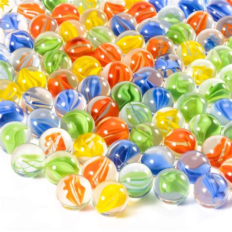 Sukh 100pcs Glass Marbles Marbles Bulk Marble Collection Cat Eye