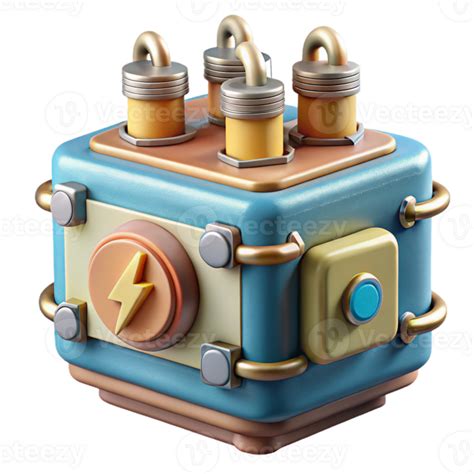 Beautiful Creative Living Machine Power Source Diagram Cutout Detailed