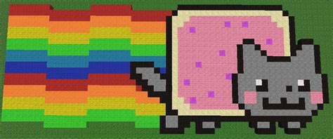 Pixel Art Minecraft Nyan Cat