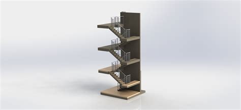 Garde corps d escalier RDMETAL Bureau technique construction métallique