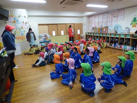 訓練は真剣に 館内避難訓練 園生幼稚園のブログ