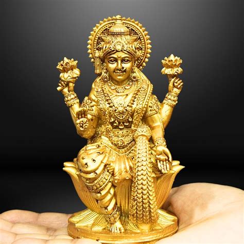 Buy Neeann Goddess Lakshmi Laxmi Devi Mata Idol 4 5 Inches Polystone