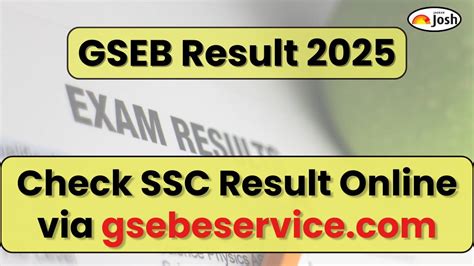 10th Result 2025 Check Gseb Ssc Result Online Check Steps And Details Here