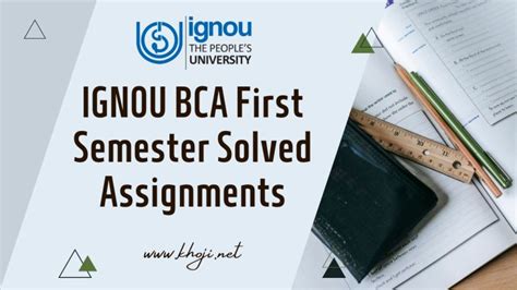 Free Ignou Bca 1st Semester Solved Assignments For 2023 24 Session