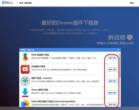 扩展坞谷歌浏览器插件下载含教程 科技师