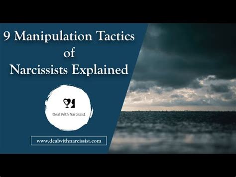 9 Manipulation Tactics of a Narcissist Explained - YouTube