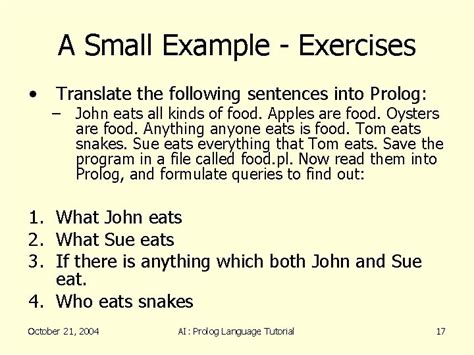 Artificial Intelligence Prolog Language Tutorial Michael Scherger