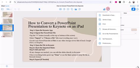How To Convert PowerPoint Into Keynote SlidesAI