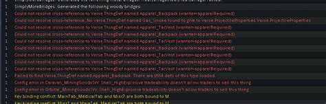 Anyone Knows Whats Causing These Errors Rrimworld