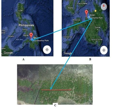 Map Showing The A Philippines B Mindanao And C The Sampling Area