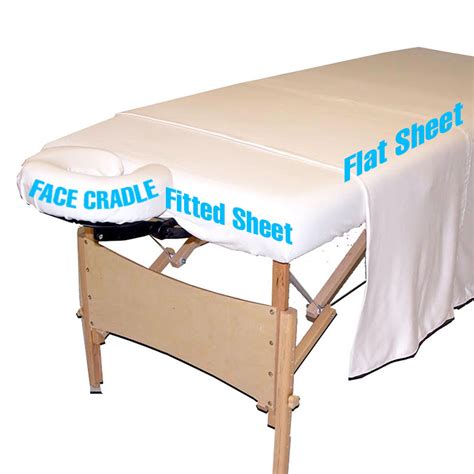 T300 Deluxe Poly Cotton Massage Table Sheet高级棉质三件套 Hada Pacific