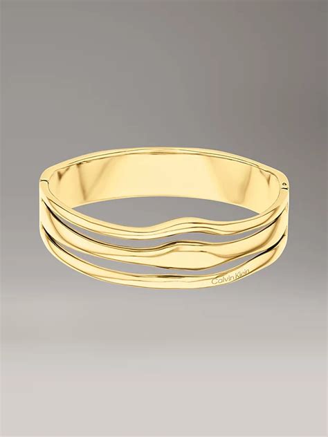 Sculptural Hinged Bangle Calvin Klein® Jf35000719000