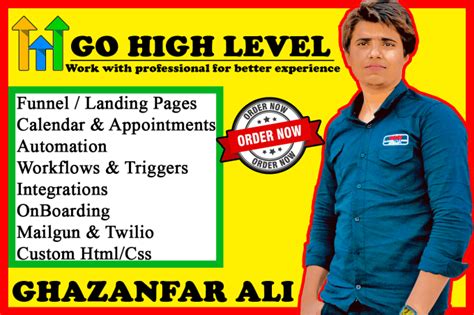 Make Gohighlevel Sales Funnel With Automation By Mrghazanfarali Fiverr