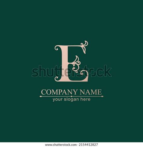 Premium Vector E Logo Monnogram Lettering Stock Vector Royalty Free