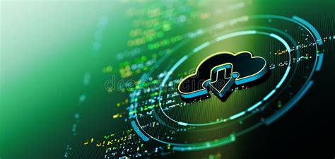Cloud Computing Technology Digital Data Storage And Networking Concept Stock Image Image Of