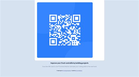 Frontend Mentor QR Code Component Using HTMl And CSS Coding Challenge Solution