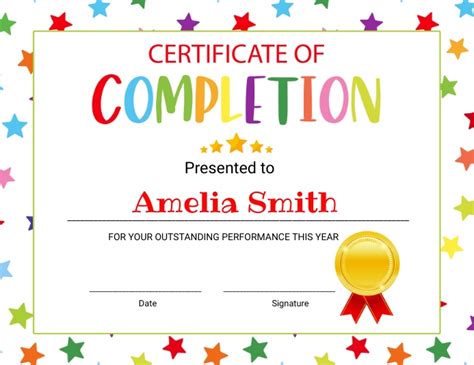 Printable Certificates Of Completion