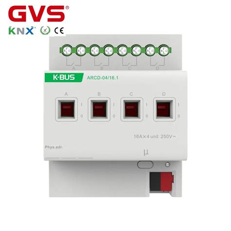 Smart Home Gvs K Bus Knx Eib Knx Switching Actuator Fold A Switch Actuator With Current
