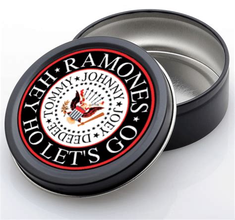 Stash Tins Ramones Eagle Logo 35 Round Storage Container