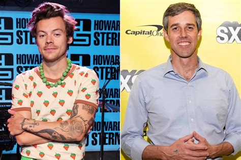 Harry Styles Endorses Beto Orourke Texas Governor Hopeful Reacts