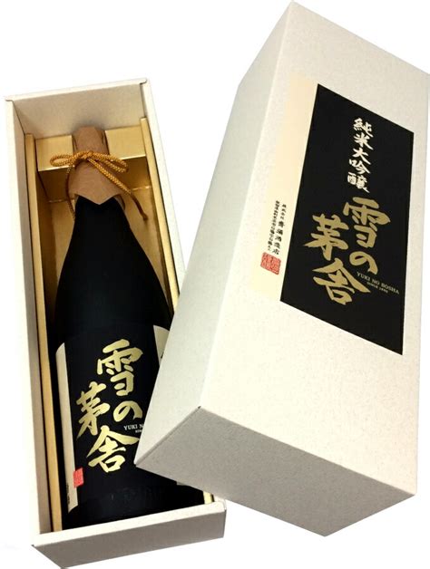 【楽天市場】雪の茅舎 純米大吟醸 18l【箱入】【取寄せ】【太】【日本酒清酒】【1800ml一升瓶】【秋田齋彌酒造】ゆきのぼうしゃ：長