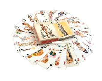 Pin Up Playing Cards Etsy