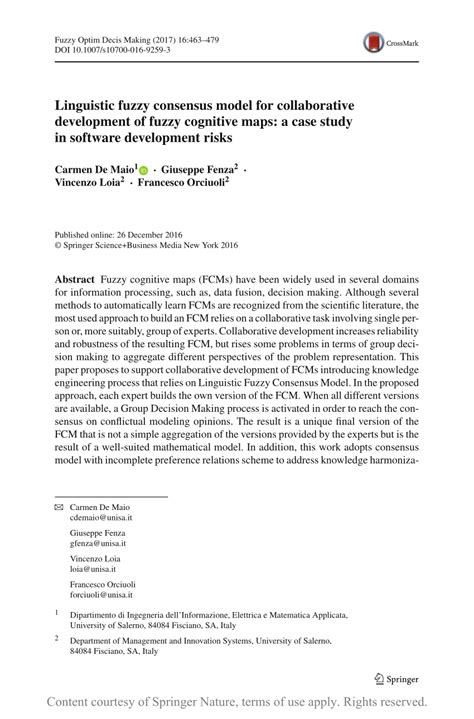 Linguistic Fuzzy Consensus Model For Collaborative Development Of Fuzzy
