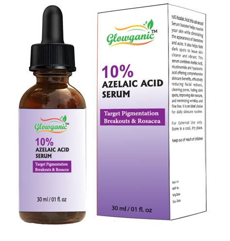 10 Azelaic Acid Serum 30ml For Acne And Dark Spots In Pakistan Glowganic