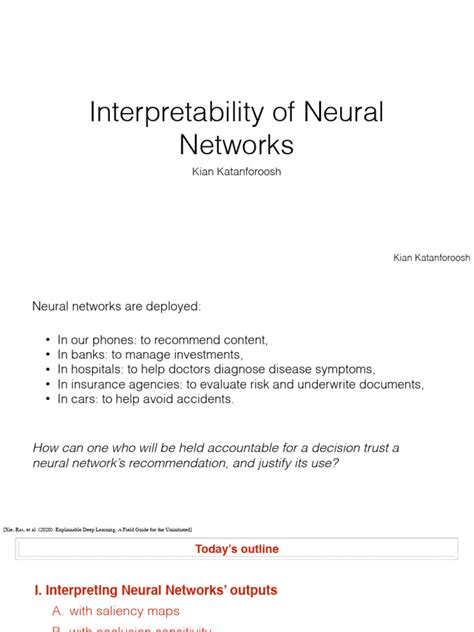 Lecture 7 Interpretability Of Nn Pdf Artificial Neural Network