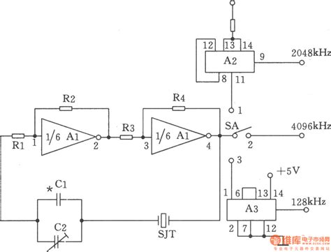Multi Output Crystal Oscillator Oscillator Circuit Signal Processing Circuit Diagram