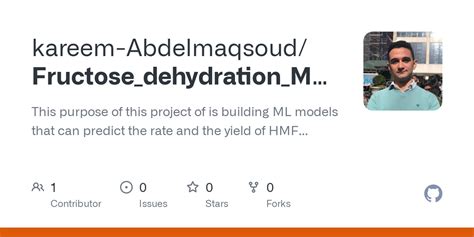 Github Kareem Abdelmaqsoudfructosedehydrationmloptimization This